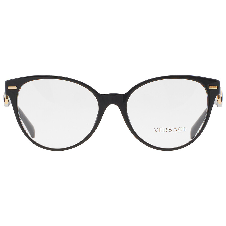 Versace Demo Cat Eye Ladies Eyeglasses VE3334 GB1 55 8056597829526 - Eyeglasses - Jomashop