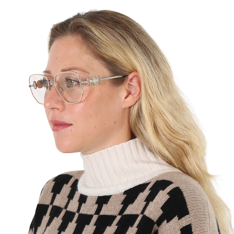 Versace Demo Irregular Ladies Eyeglasses VE1283 1476 56 8056597683296 ...