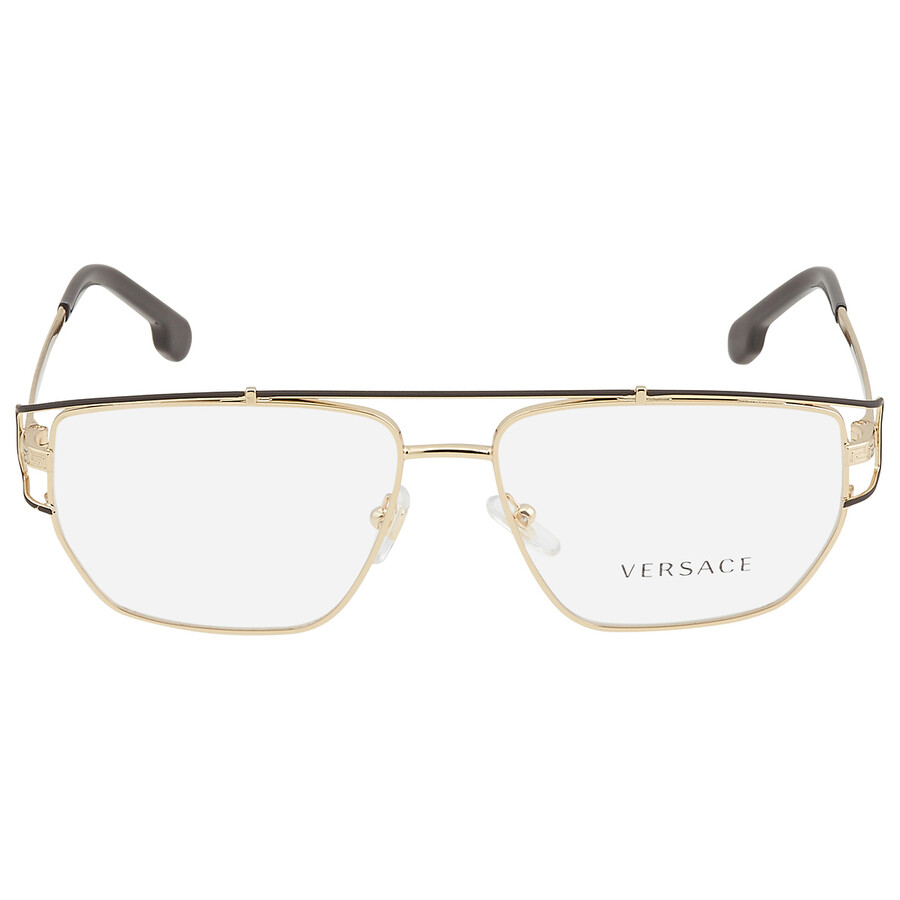 Versace Demo Irregular Men's Eyeglasses VE1257 1436 55 8053672965940 ...