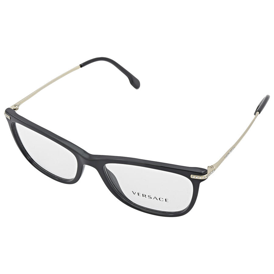 Versace Demo Rectangular Ladies Eyeglasses VE3274B GB1 52 8056597049276 ...