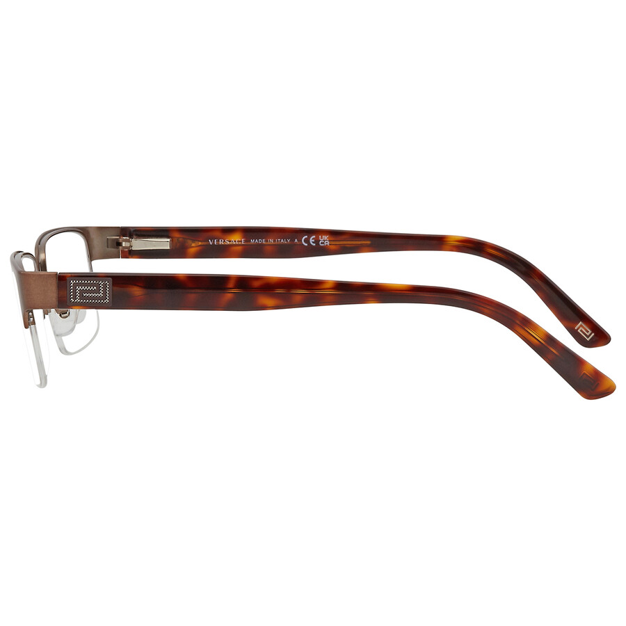 Versace Demo Rectangular Men's Eyeglasses VE1184 1269 53 VE1184 1269 53 ...