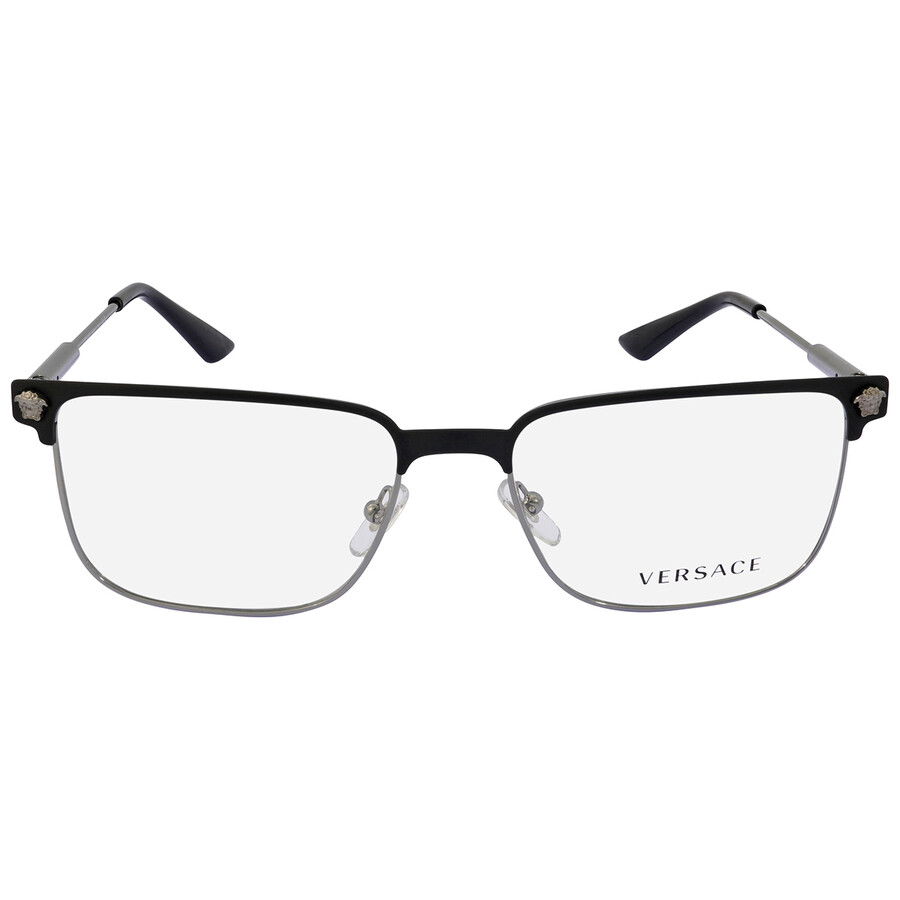 Versace Demo Rectangular Men's Eyeglasses VE1276 1256 55 VE1276 1256 55 ...