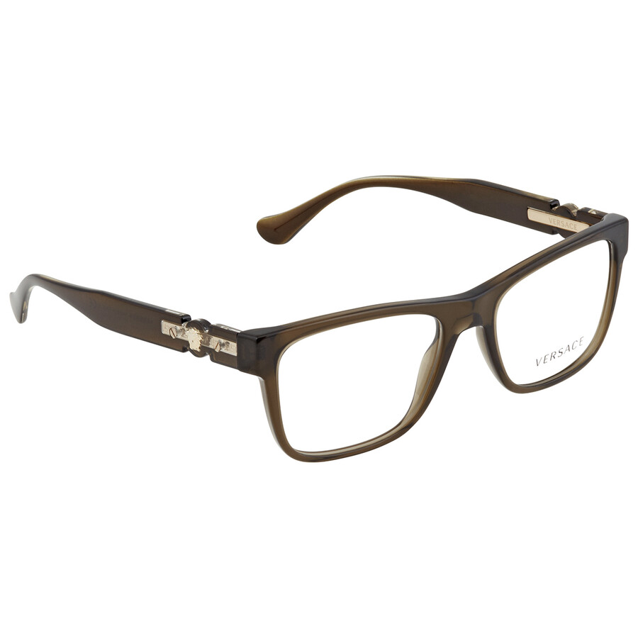 Versace Demo Rectangular Men's Eyeglasses VE3303 200 53 VE3303 200 53 ...