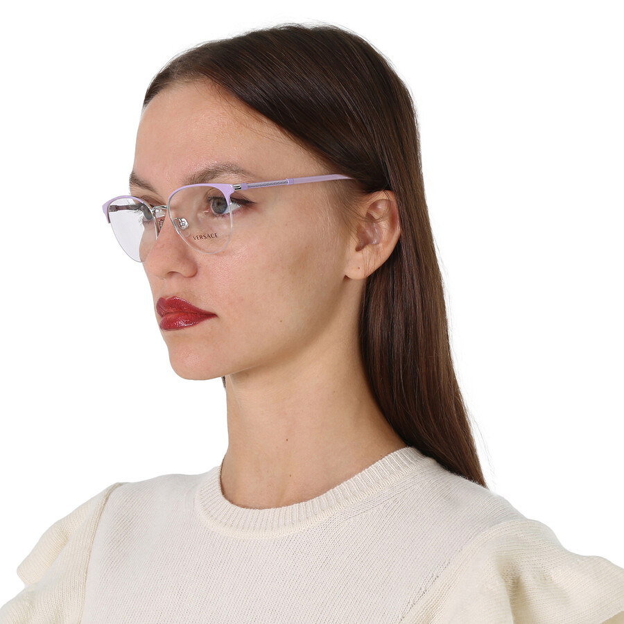 Versace Demo Round Ladies Eyeglasses VE1247 1000 52 8053672754568 ...