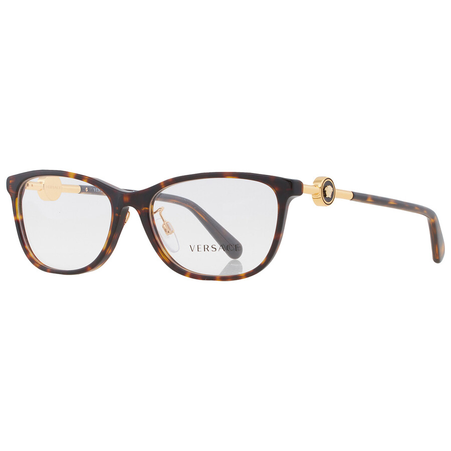 Versace Demo Square Ladies Eyeglasses VE3297D 108 55 8056597382403 - Eyeglasses - Jomashop