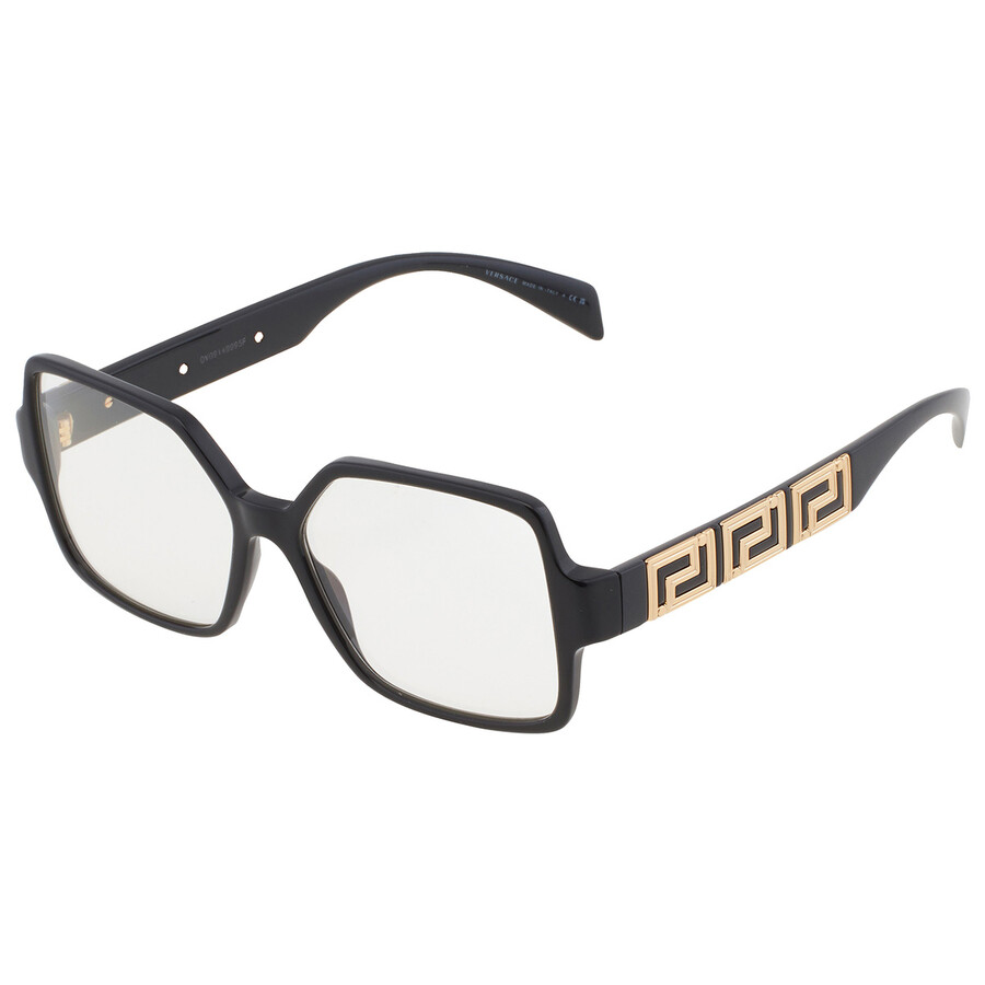 Versace Demo Square Ladies Eyeglasses VE3337 GB1 55 8056597830928 - Eyeglasses - Jomashop