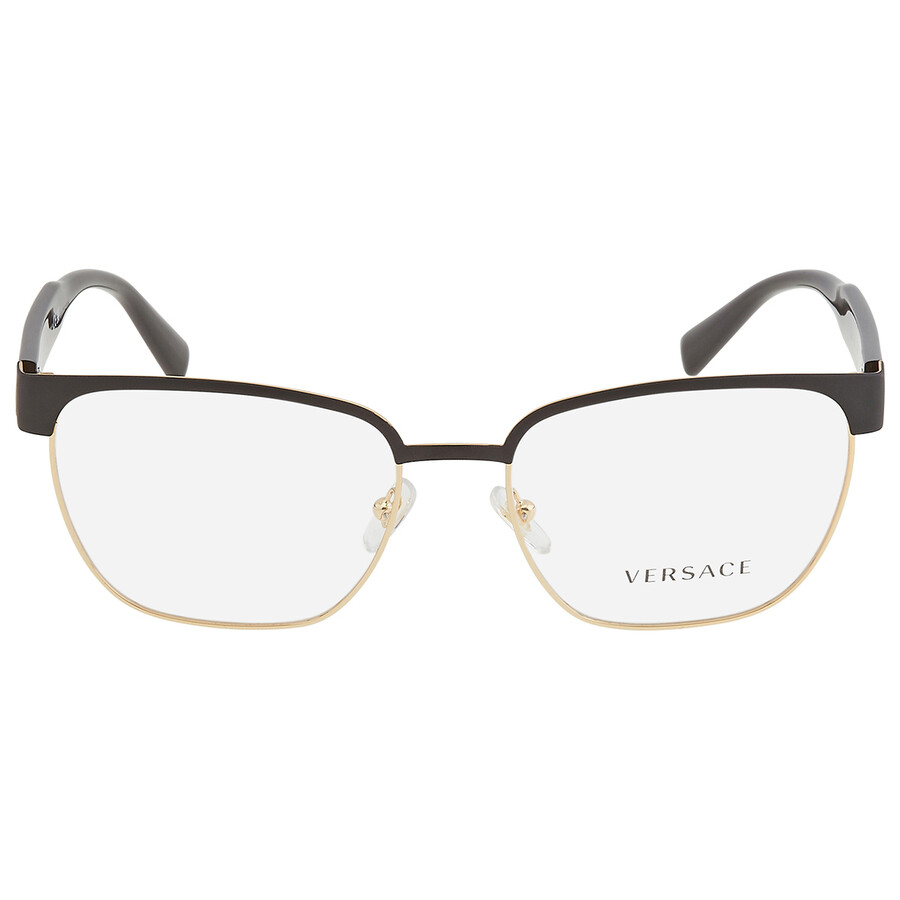 Versace Demo Square Men's Eyeglasses VE1264 1436 56 VE1264 1436 56 ...