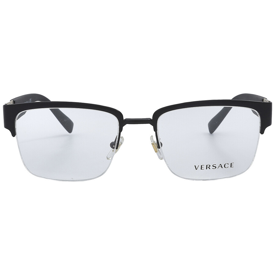 Versace Demo Square Men's Eyeglasses VE1272 1261 54 VE1272 1261 54 ...