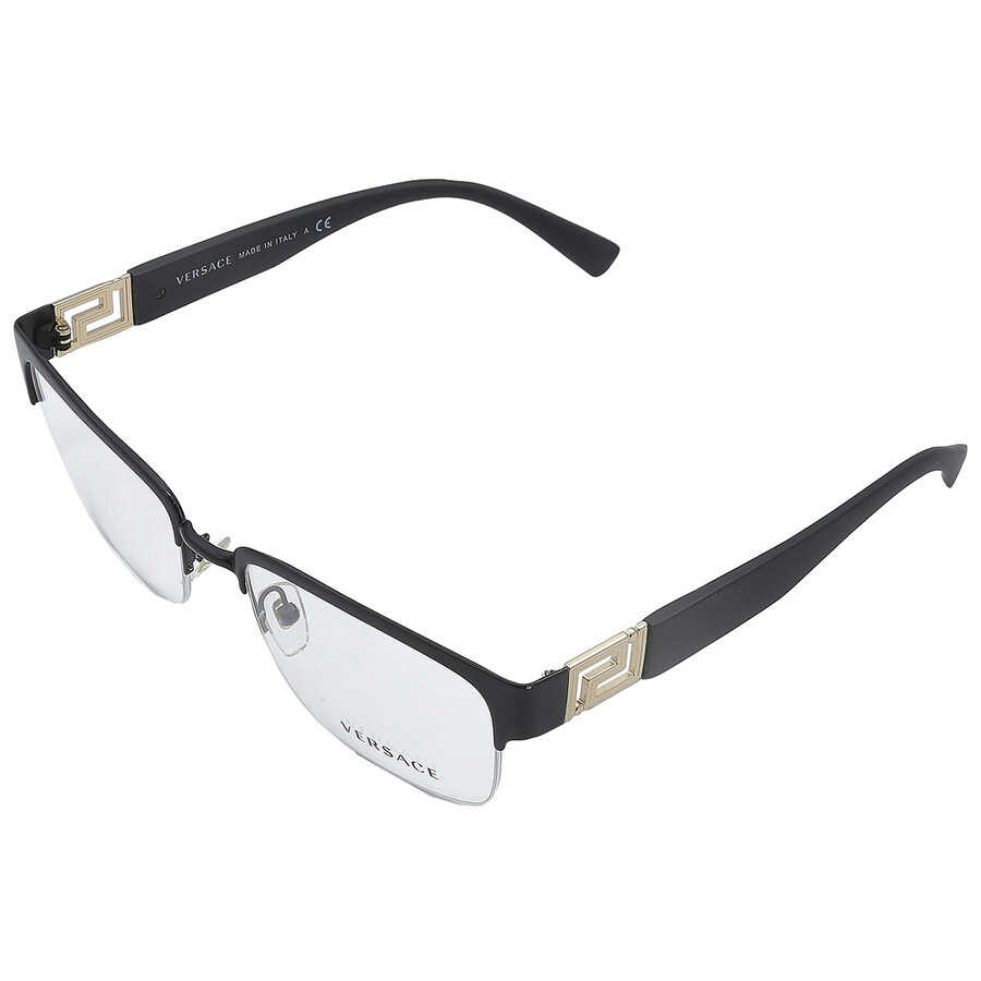 Versace Demo Square Men's Eyeglasses VE1272 1261 54 VE1272 1261 54 ...