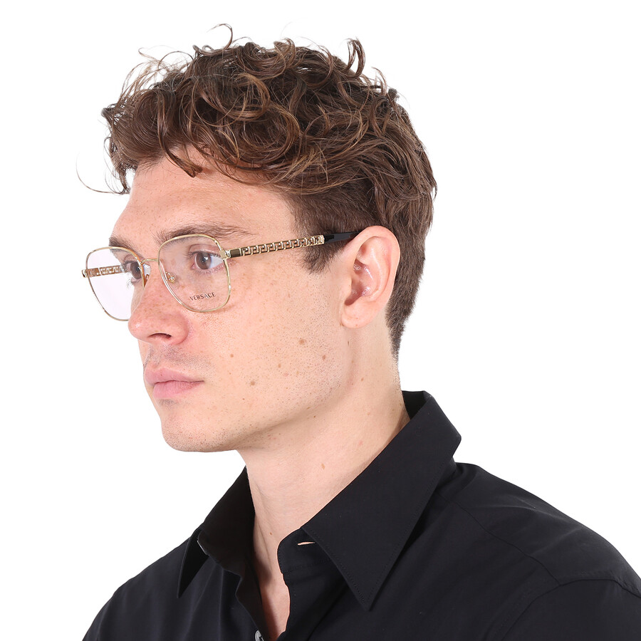 Versace Demo Square Men's Eyeglasses VE1290 1002 56 8056597832038 ...