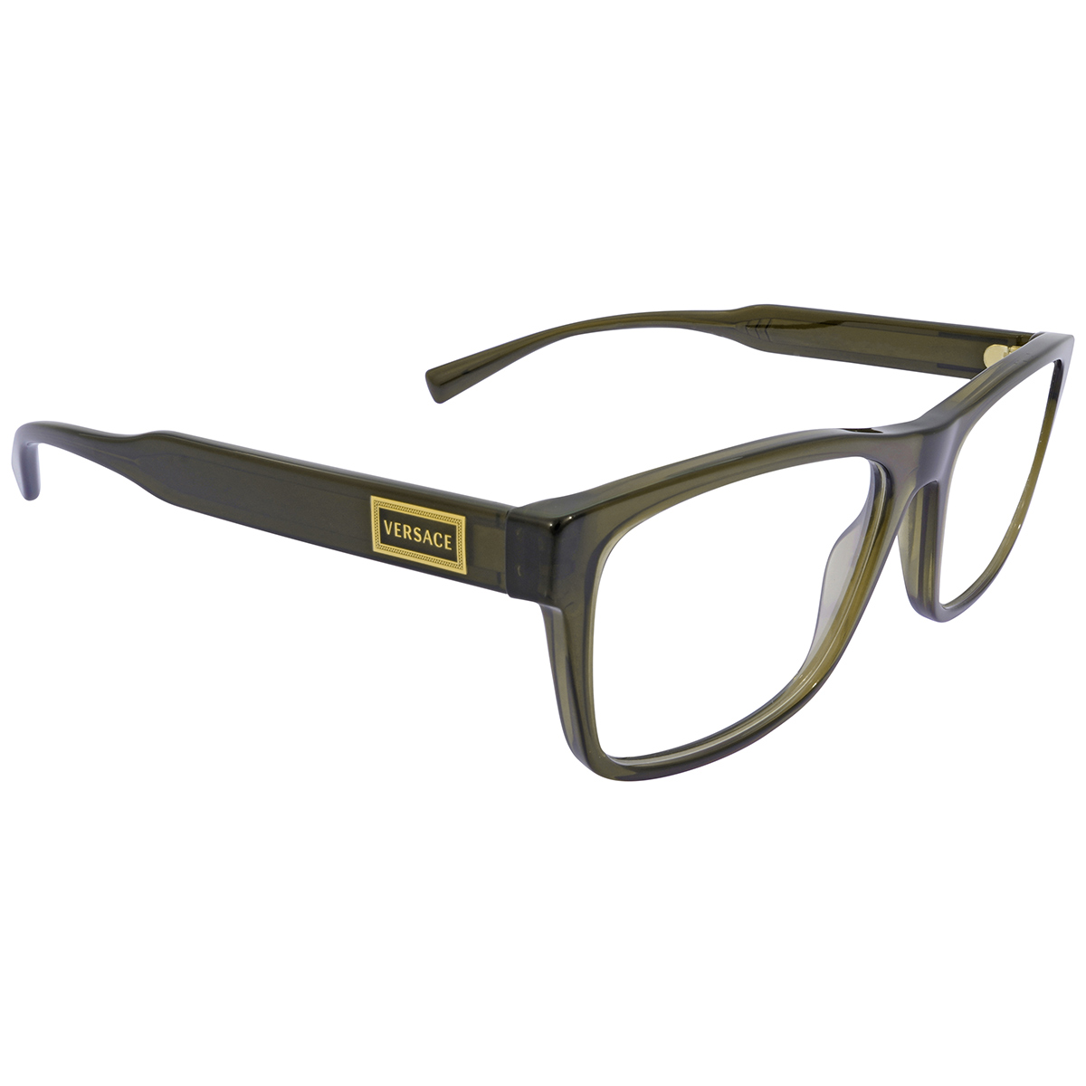 Versace Demo Square Men's Eyeglasses VE3277 200 55 8056597118118 ...