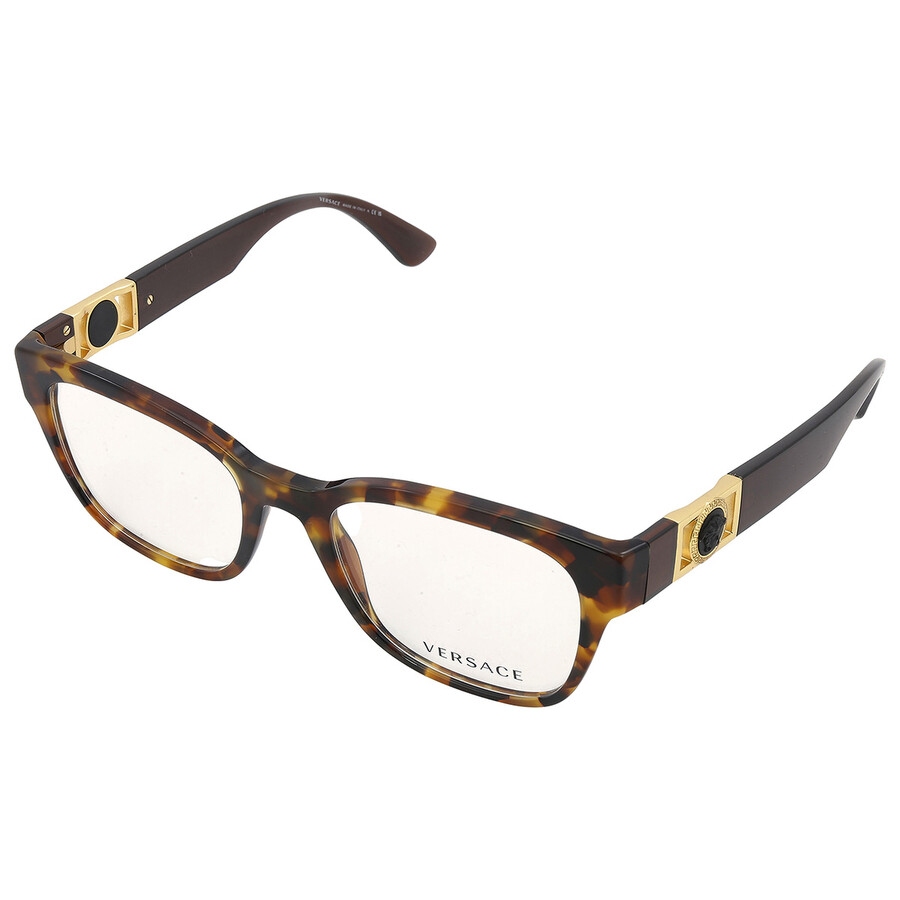 Versace Demo Square Men's Eyeglasses VE3314 5119 54 8056597619776 ...