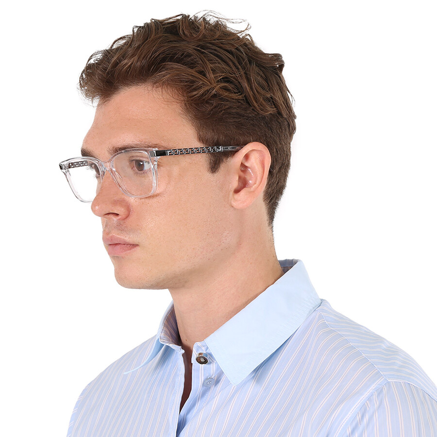 Versace Demo Square Men's Eyeglasses VE3340U 148 55 8056597831635 ...