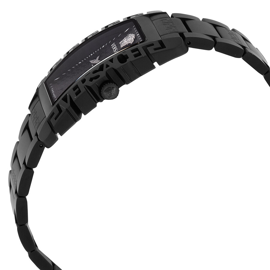 Versace Flair Gent Quartz Black Dial Unisex Watch VE7D00423 ...