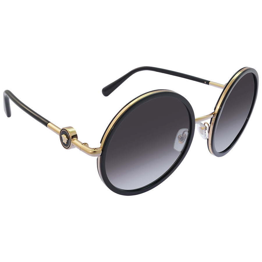 Versace Gray Gradient Round Ladies Sunglasses VE2229 100211 56 ...