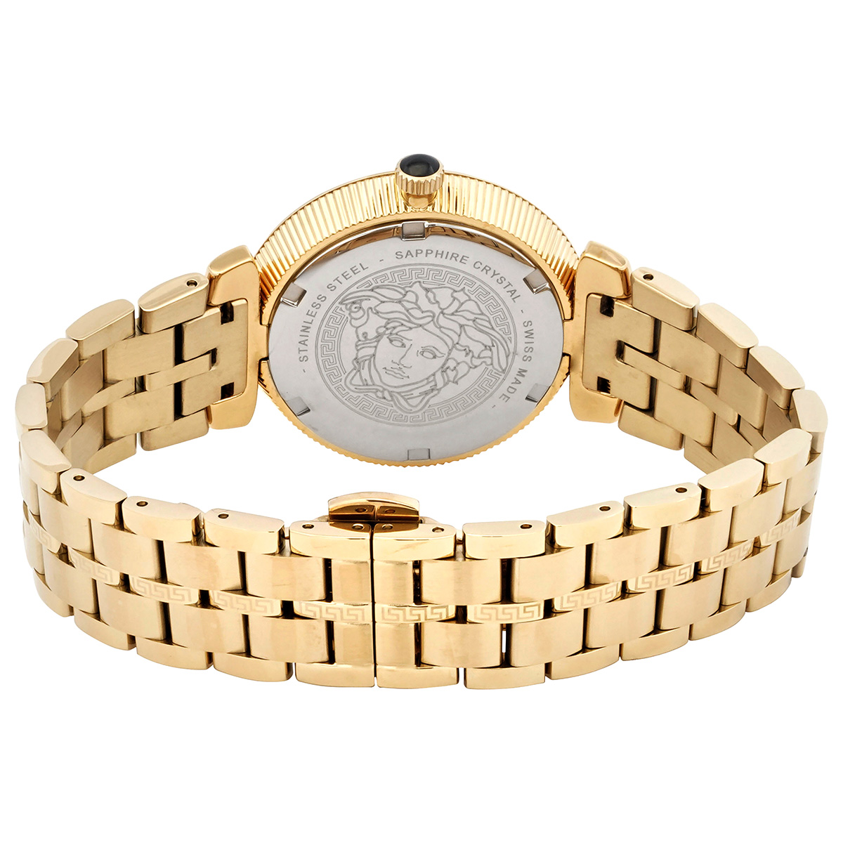 Versace Greca Icon Quartz Black Dial Ladies Watch VEZ600521 ...