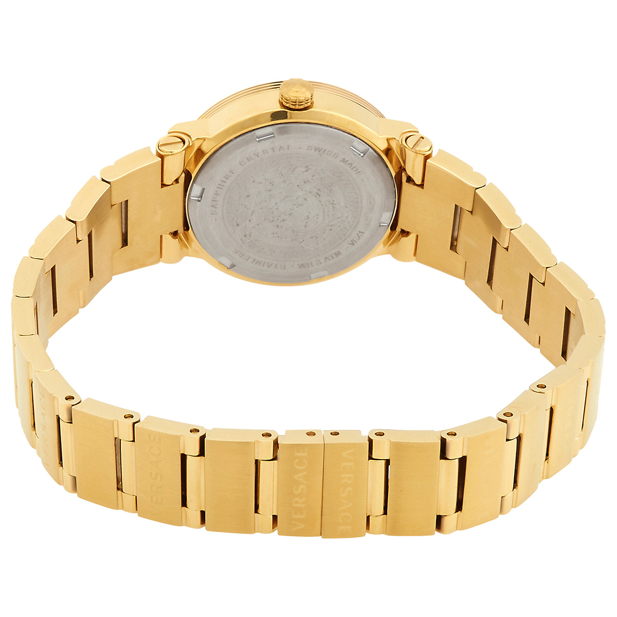 Versace Greca Logo Quartz Black Dial Ladies Watch VEZ100521 - Watches ...