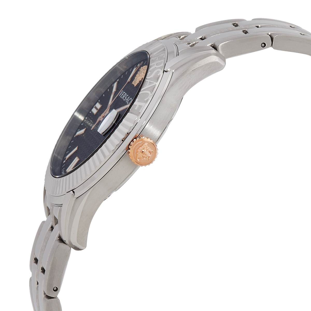 Versace Greca Time Quartz Black Dial Men's Watch VE3K00322 ...