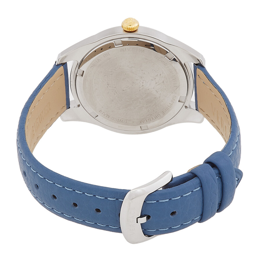 Versace Greca Time Quartz Silver Dial Ladies Watch VE6C00123 ...