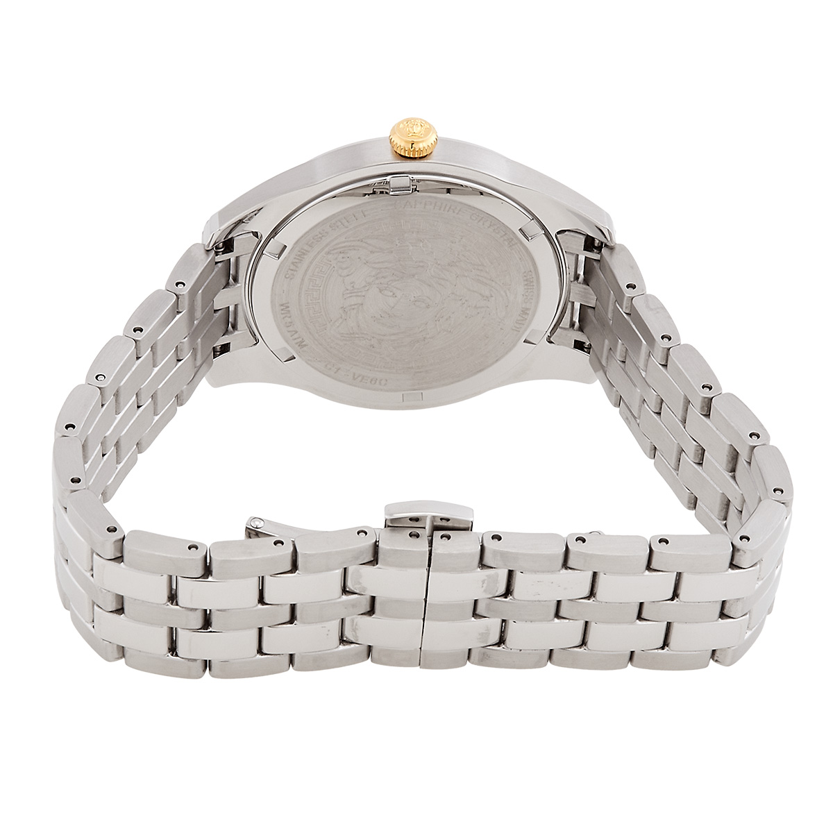 Versace Greca Time Quartz Silver Dial Ladies Watch VE6C00323 ...