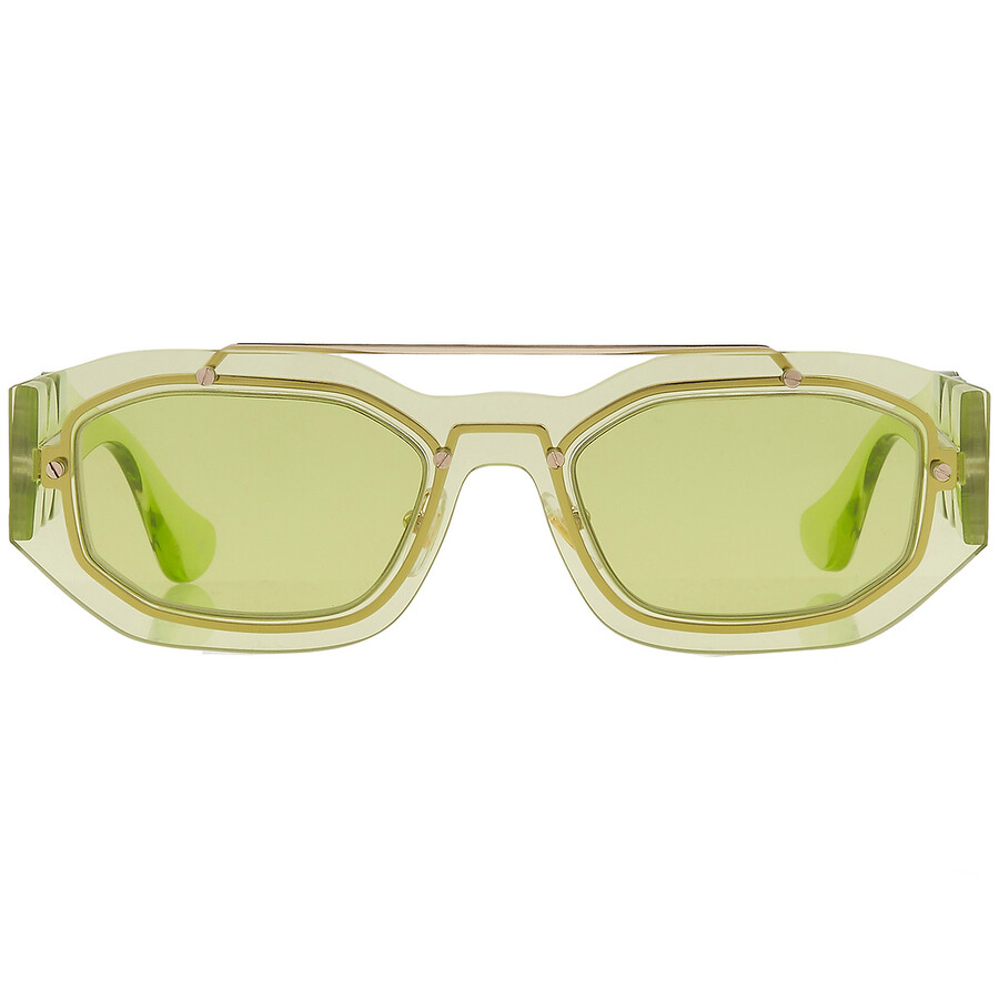 Versace Green Irregular Unisex Sunglasses VE2235 1252/2 51 ...