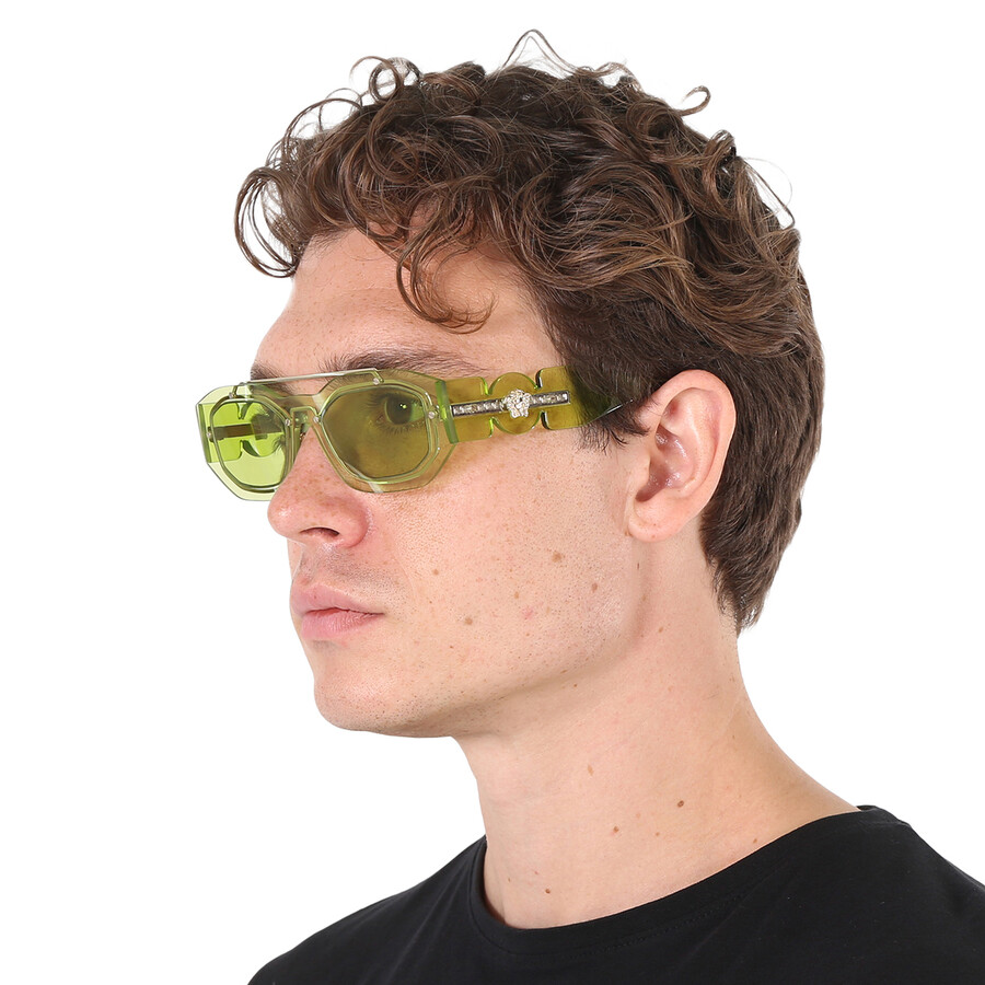 Versace Green Irregular Unisex Sunglasses VE2235 1252/2 51 ...