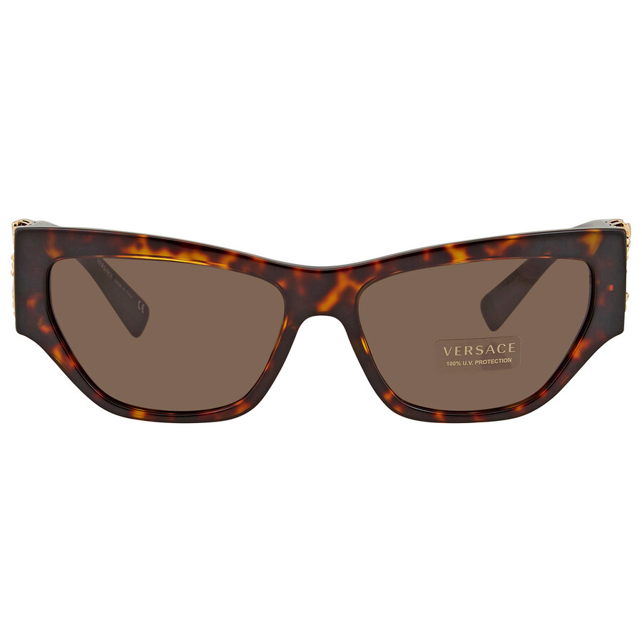 Versace Grey Cat Eye Sunglasses VE4383 944/3 56 8056597160582 ...