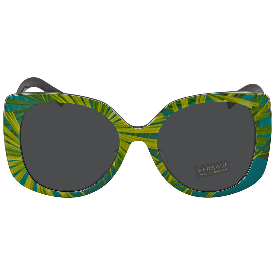 Versace Grey Square Ladies Sunglasses VE4387F 533687 56 8056597234450 ...