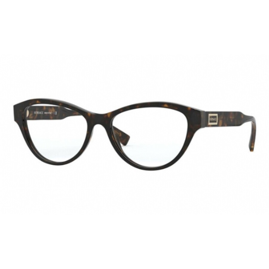 Versace Ladies Tortoise Square Eyeglass Frames VE327610854 ...