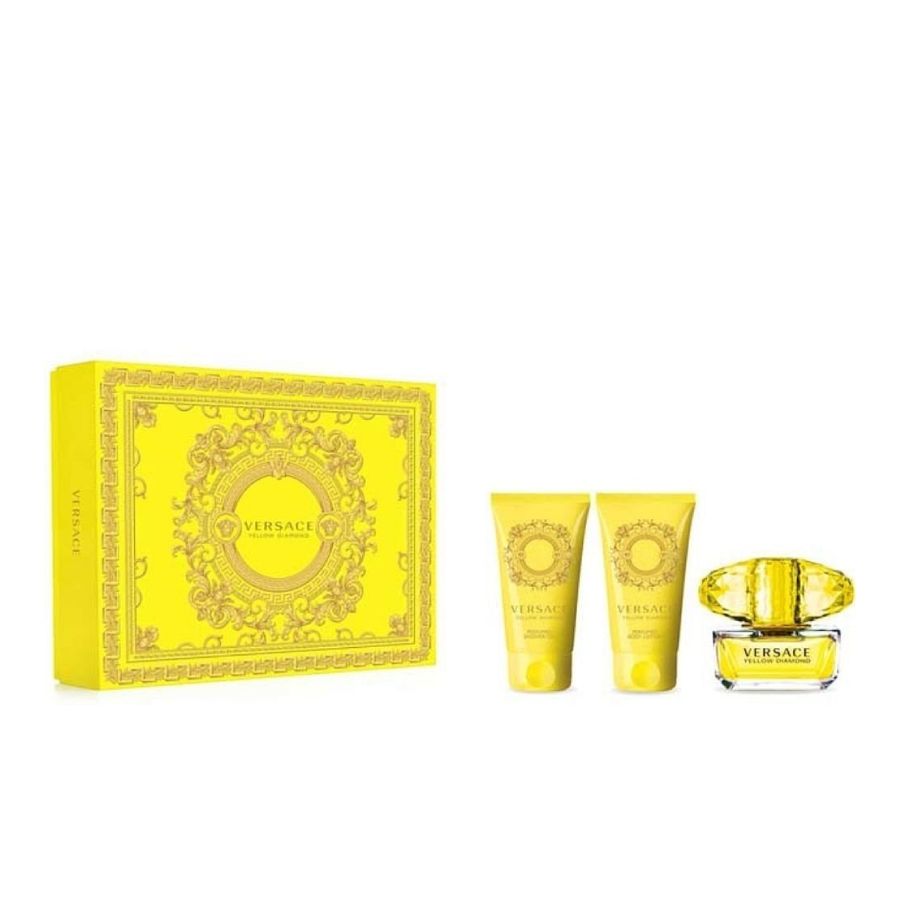 Versace Ladies Yellow Diamond Gift Set Bath & Body 8011003873388 ...