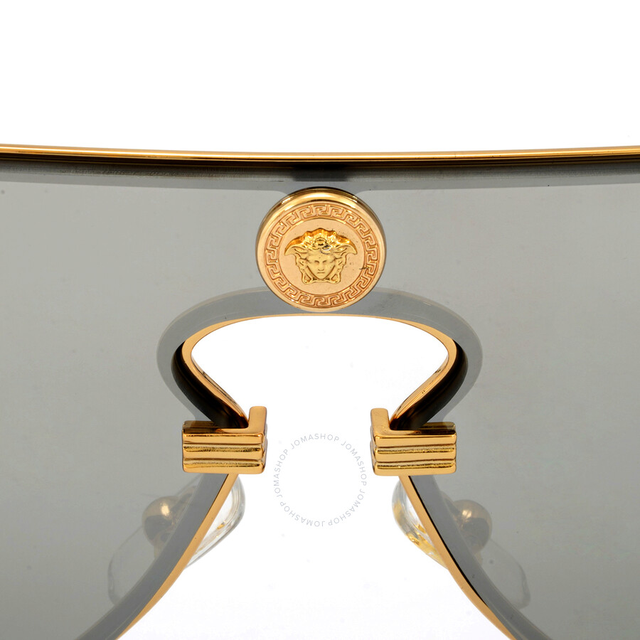 Versace Light Gray Mirrored Silver Pilot Men's Sunglasses VE2243 10026G ...