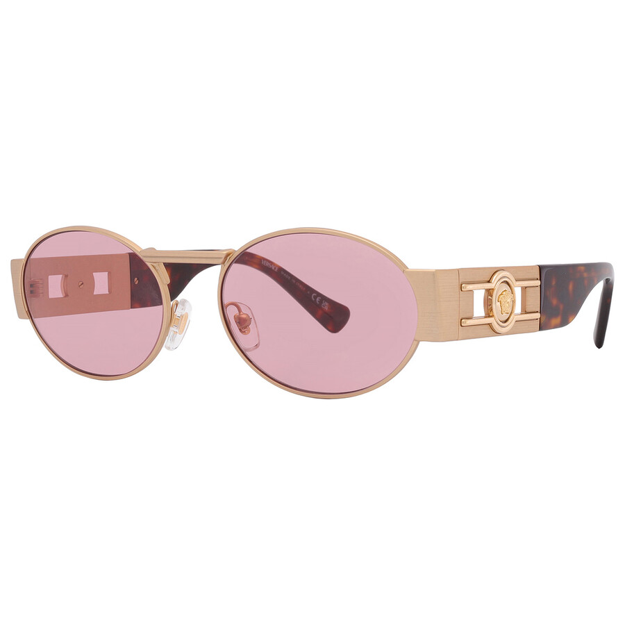 Versace Light Violey Oval Unisex Sunglasses VE2264 100284 56 ...