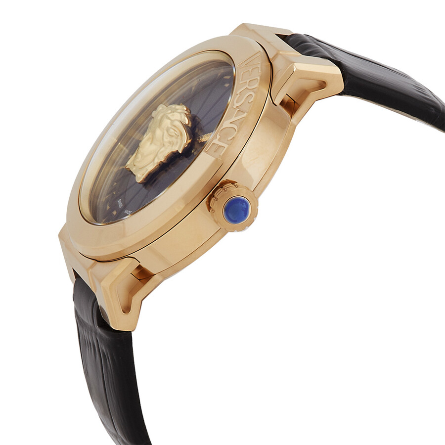 Versace Medusa Infinite Quartz Black Dial Ladies Watch VE3F00222 ...