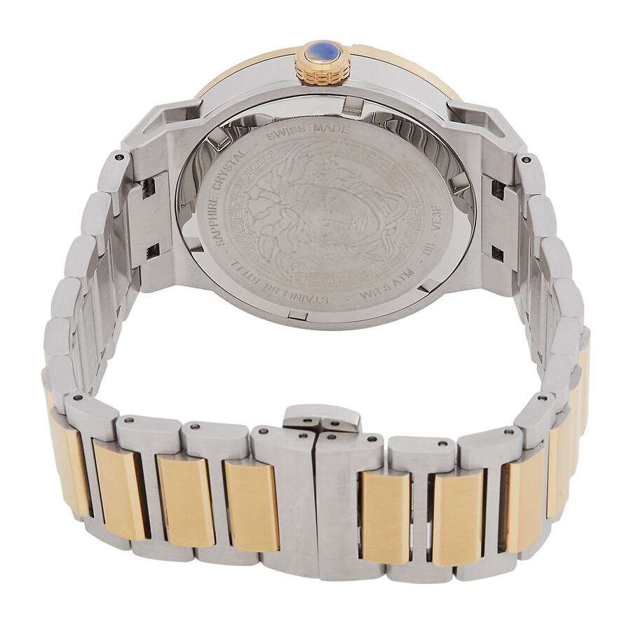 Versace Medusa Infinite Quartz Green Dial Two-Tone Ladies Watch ...