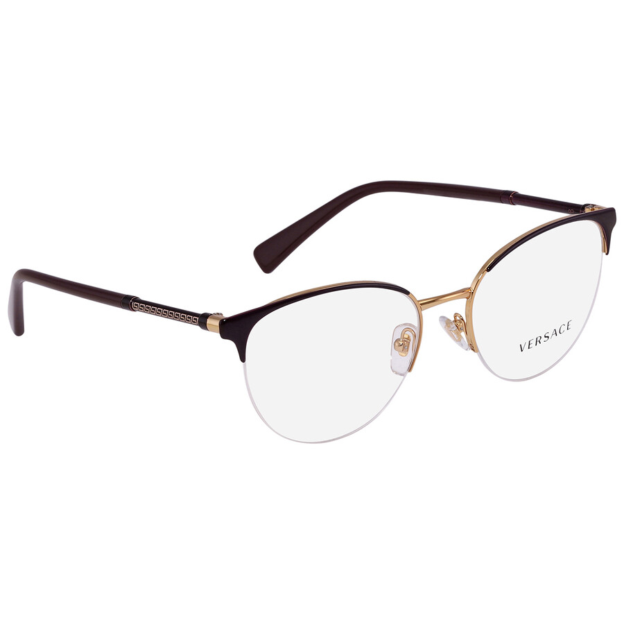 Versace Round Eyeglasses VE1247 1418 52 8053672979381 - Eyeglasses ...