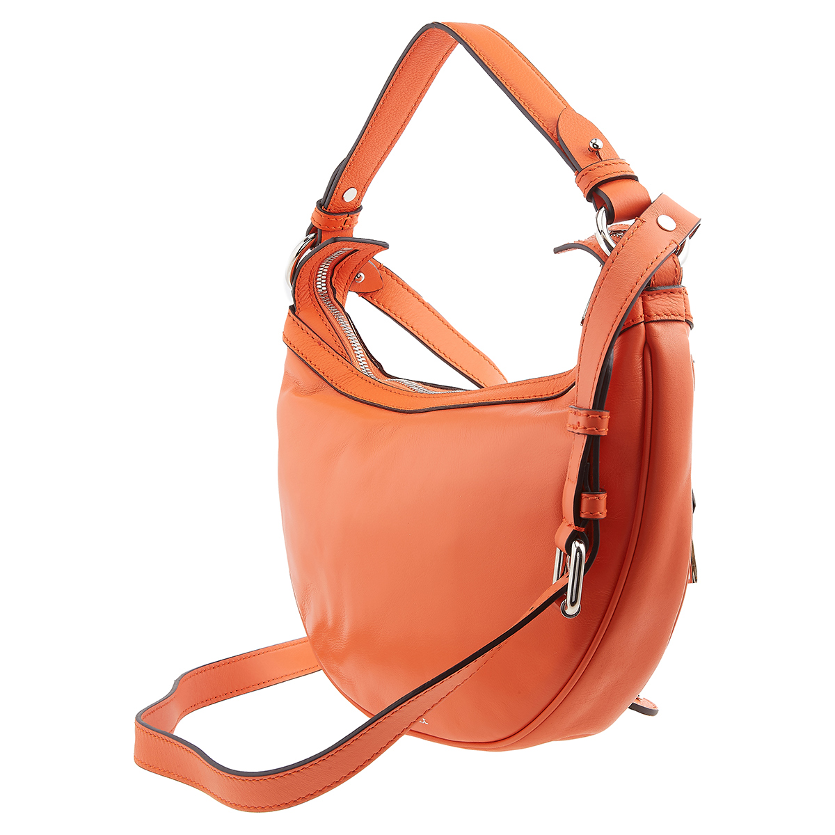 Versace Small Repeat Hobo Bag - Orange 10076801A058781O53P ...