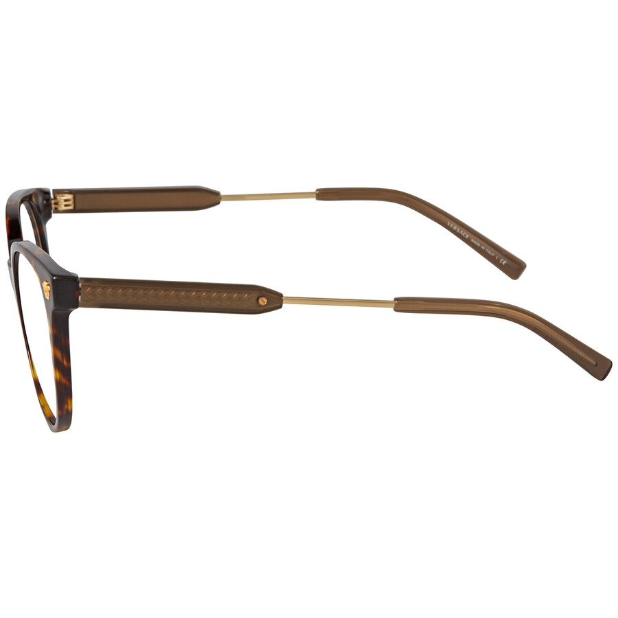 Versace Unisex Tortoise Round Eyeglass Frames VE3291A10851 VE3291A 108 ...