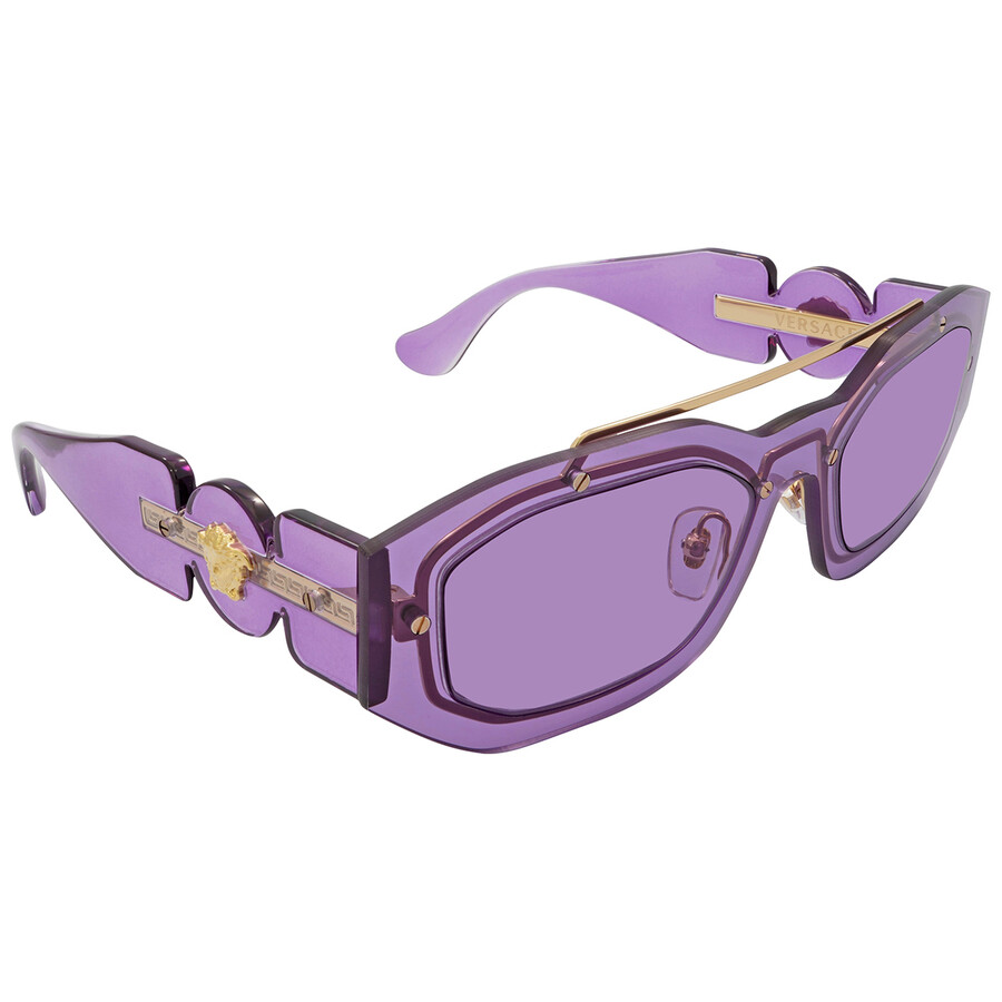 Versace Violet Geometric Unisex Sunglasses VE2235 100284 51 ...