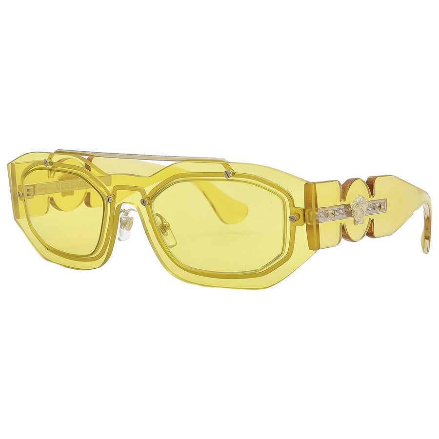 Versace Yellow Geometric Unisex Sunglasses VE2235 100285 51 ...