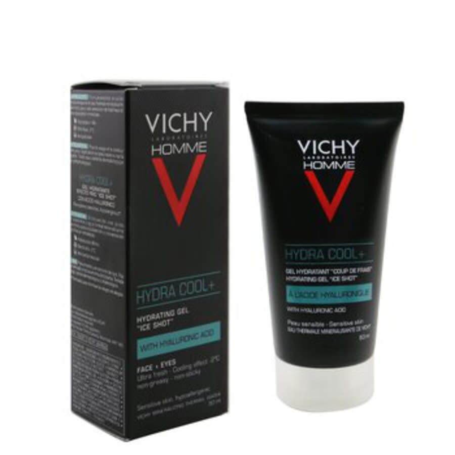 Vichy Men's Homme Hydra Cool+ - Hydrating Gel "Ice Shot" With ...