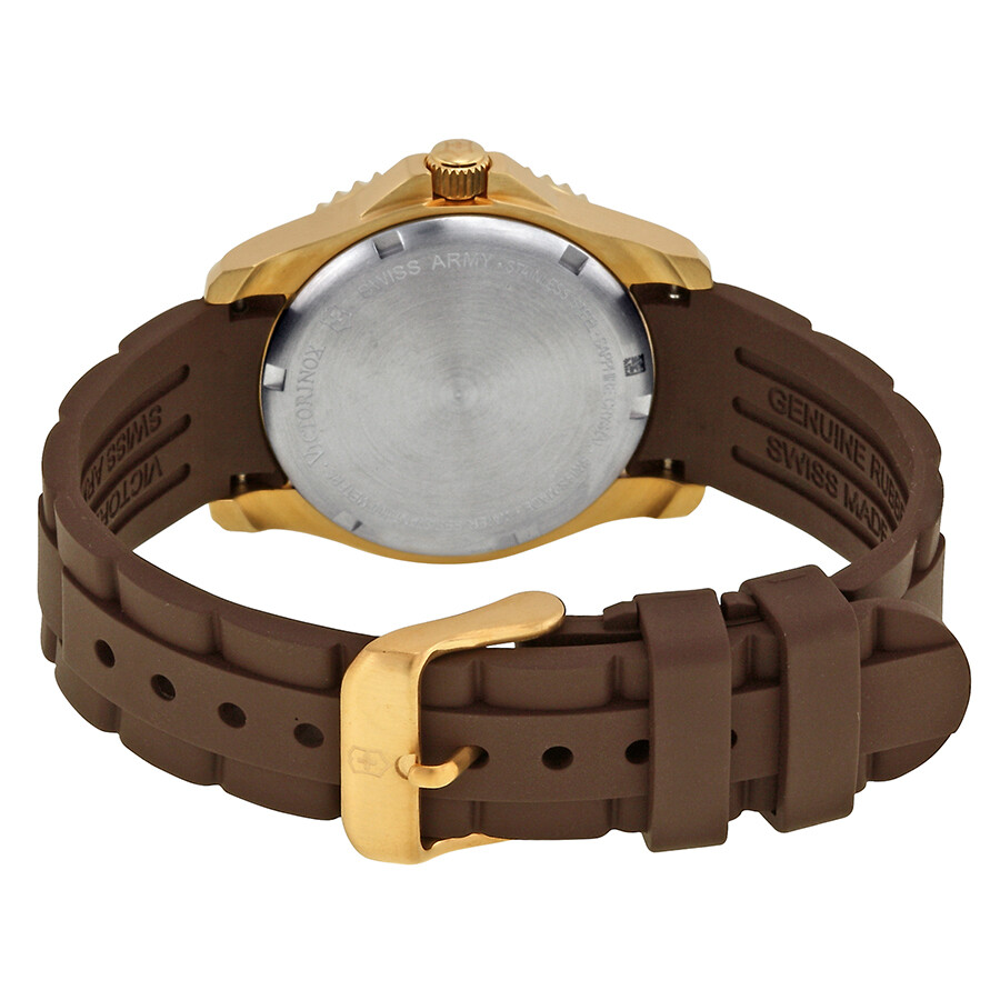 Victorinox Swiss Army Maverick GS Brown Dial Brown Rubber Ladies Watch ...
