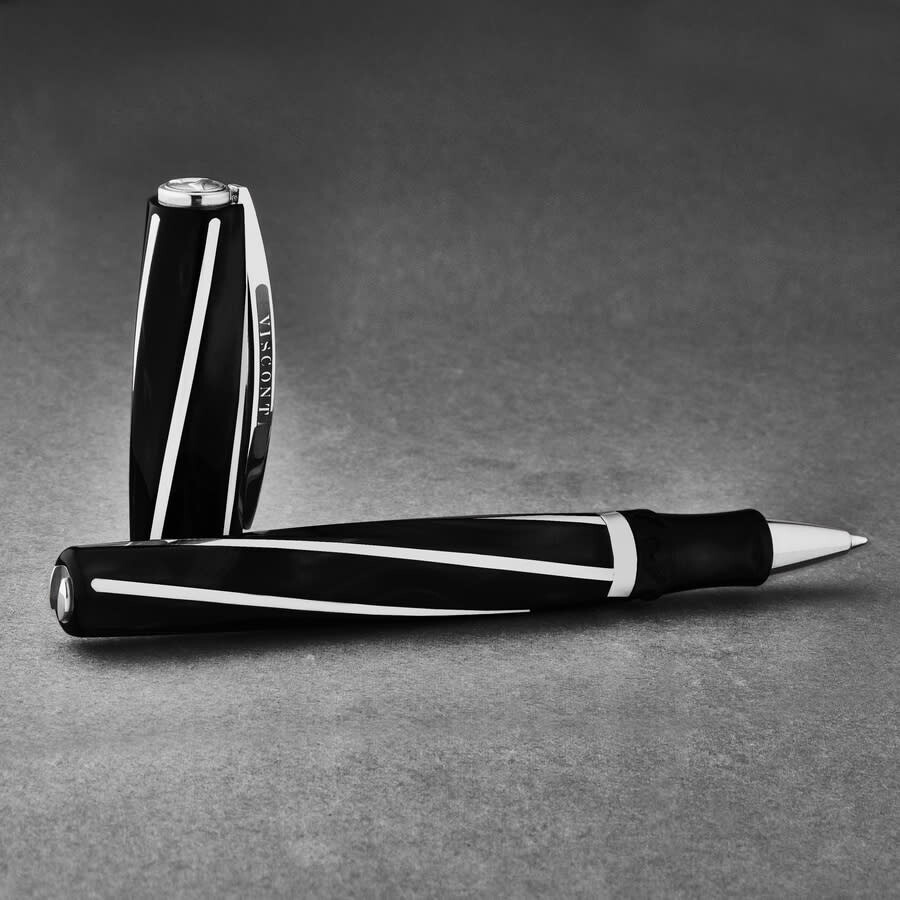 Visconti 'Divina' Black Midi Rollerball Pen 26802 - Fine Pens & Pencils ...