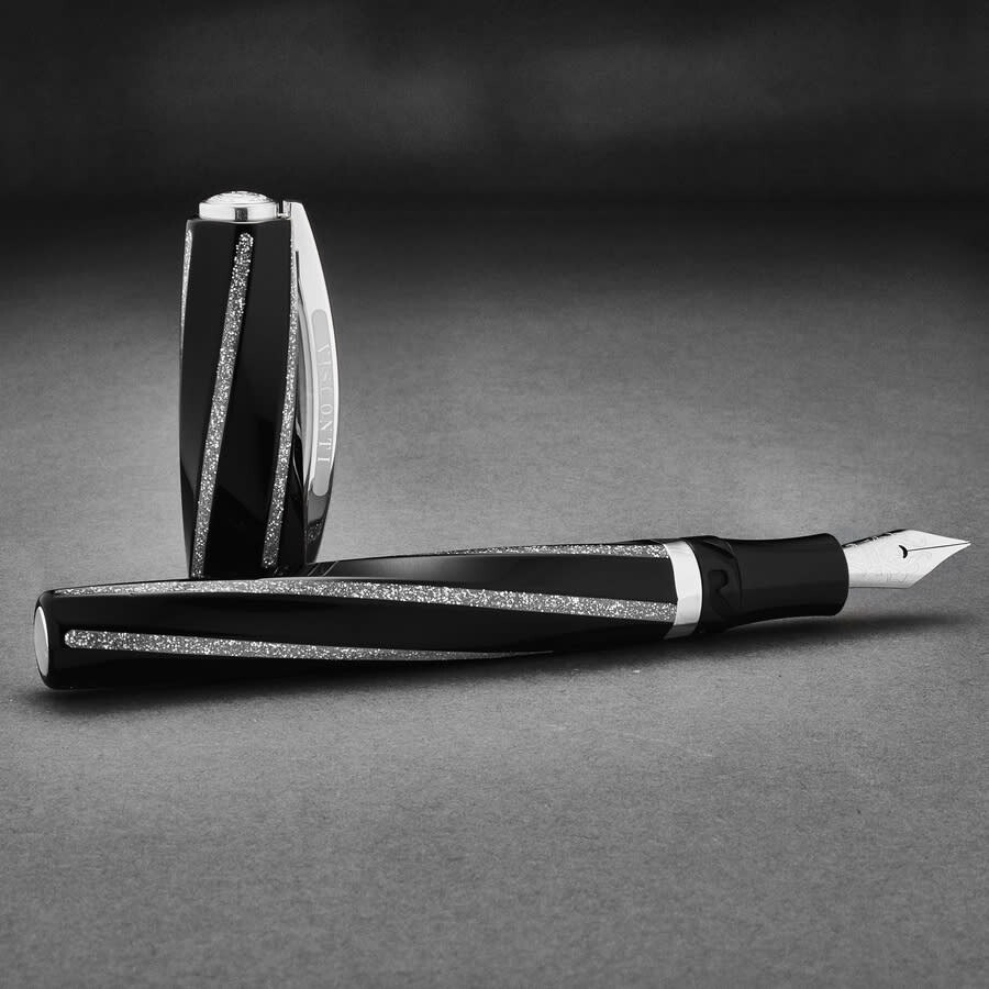 Visconti 'Divina Fashion' Black Fine Nib Fountain Pen KP18-28-FPA10F ...