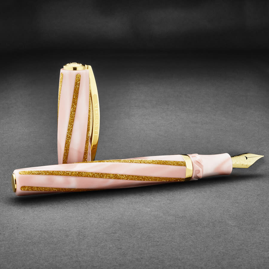Visconti 'Divina Fashion' Rose Medium Nib Fountain Pen KP18-26-FPA10M ...