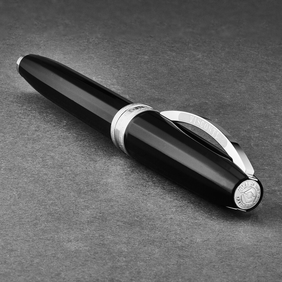 Visconti 'Michelangelo' Black Medium Nib Fountain Pen 29402DA66PDM ...