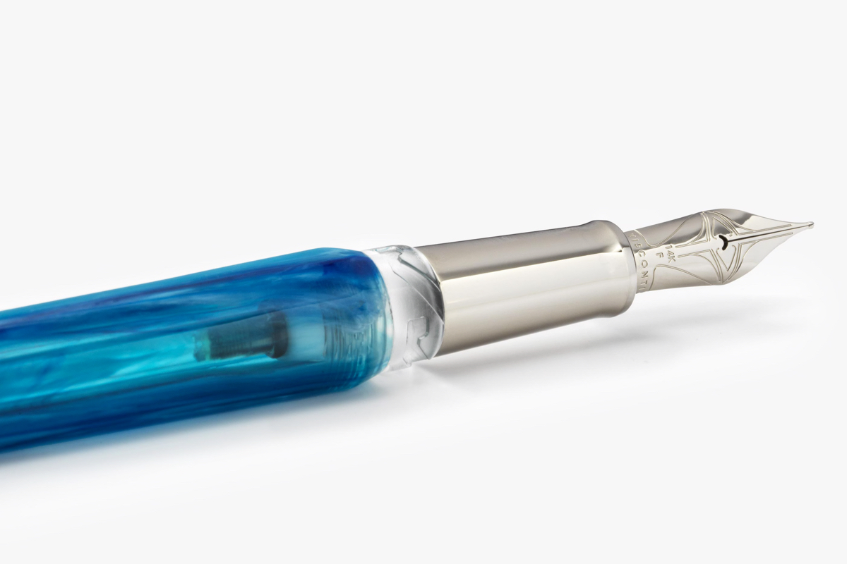 Visconti Opera Demo Carousel Blue Cotton Candy Fountain Pen Medium Nib ...