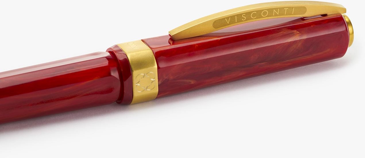 Visconti Opera Gold Fountain Pen Red Fine Nib KP42-01-FPF 8050628640845 ...