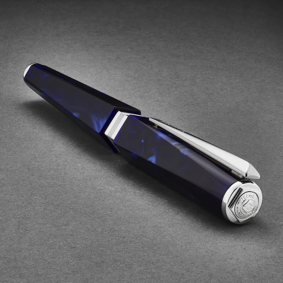 Visconti 'Pentagon' Blue Rollerball Pen KP14-02-RB - Fine Pens ...