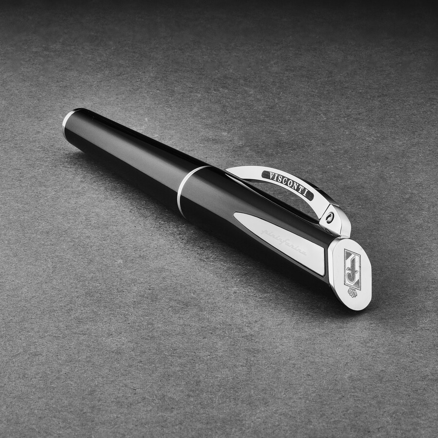Visconti 'Pininfarina' Black Rollerball Pen 764RL02 - Fine Pens ...