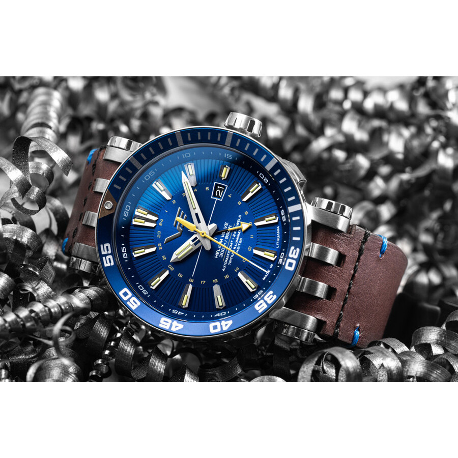 Vostok Europe Energia GMT Blue Dial Men's Watch NH34-575A716 - Jomashop